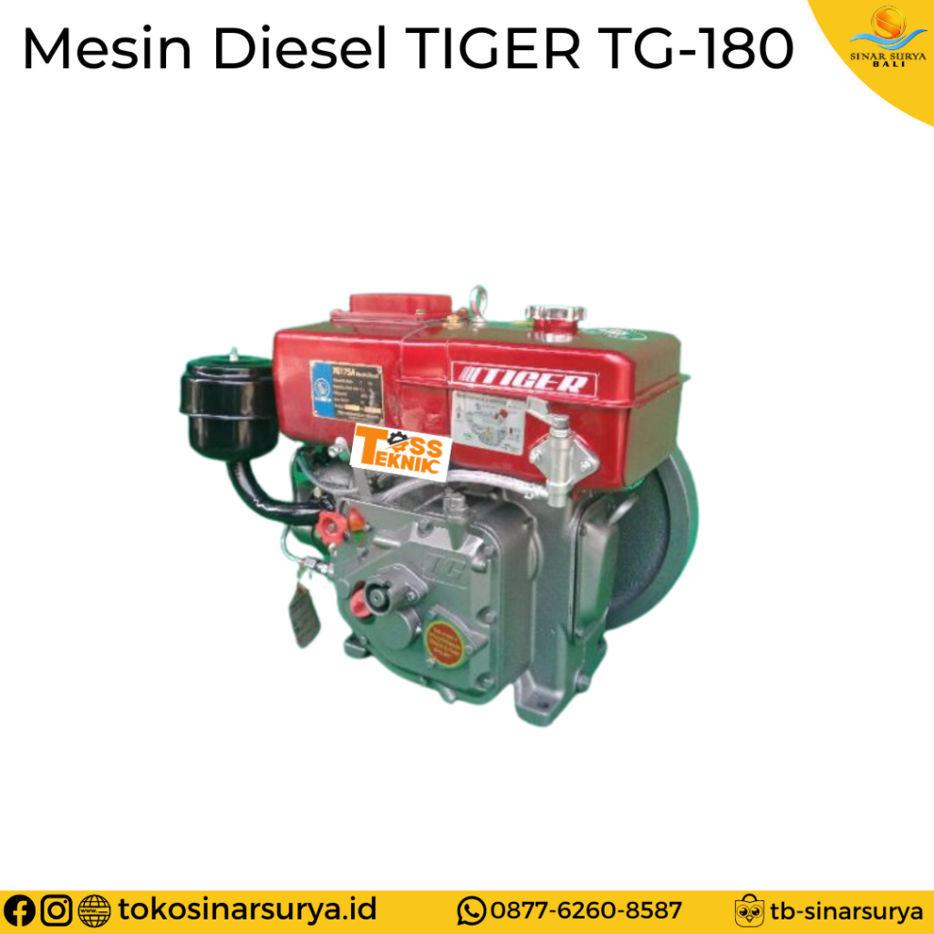 TIGER TG-180 ENGINE DIESEL - Toko Toss