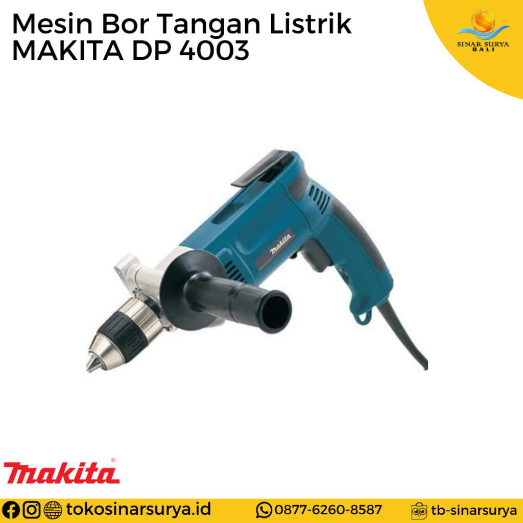 MAKITA DP 4003 Mesin Bor Tangan Listrik - Toko Toss