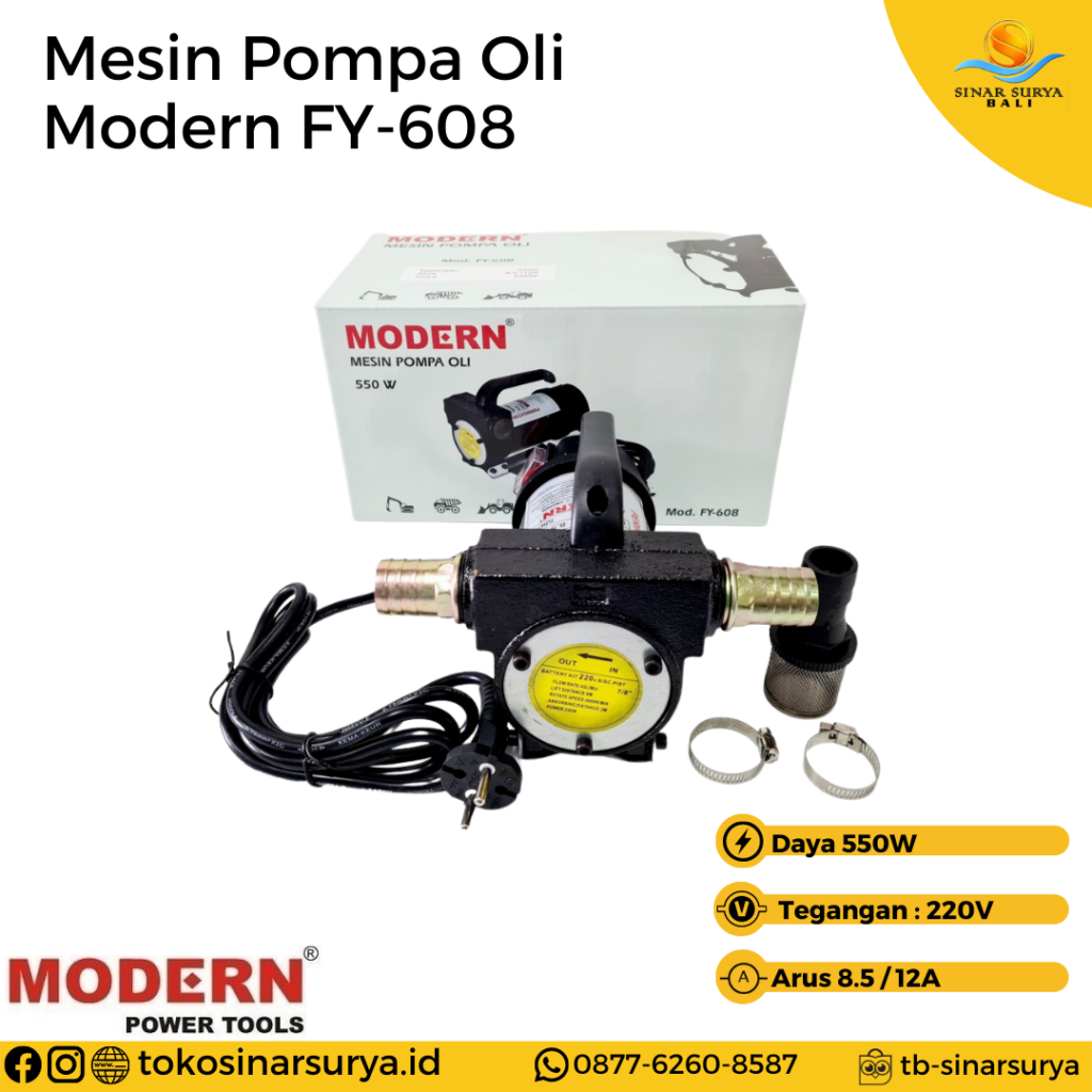 Modern - FY-608 - Mesin Pompa Oli - Toko Toss