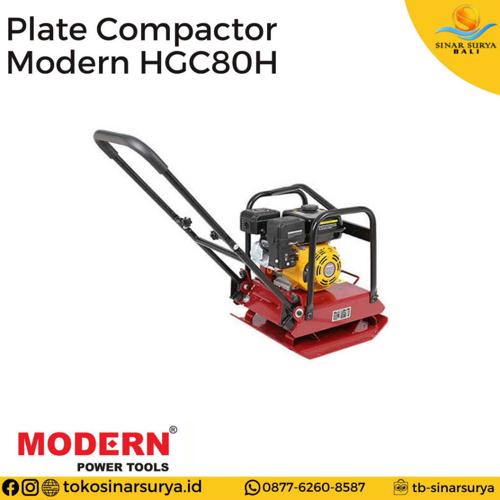 Modern - HGC80H - Plate Compactor - Toko Toss