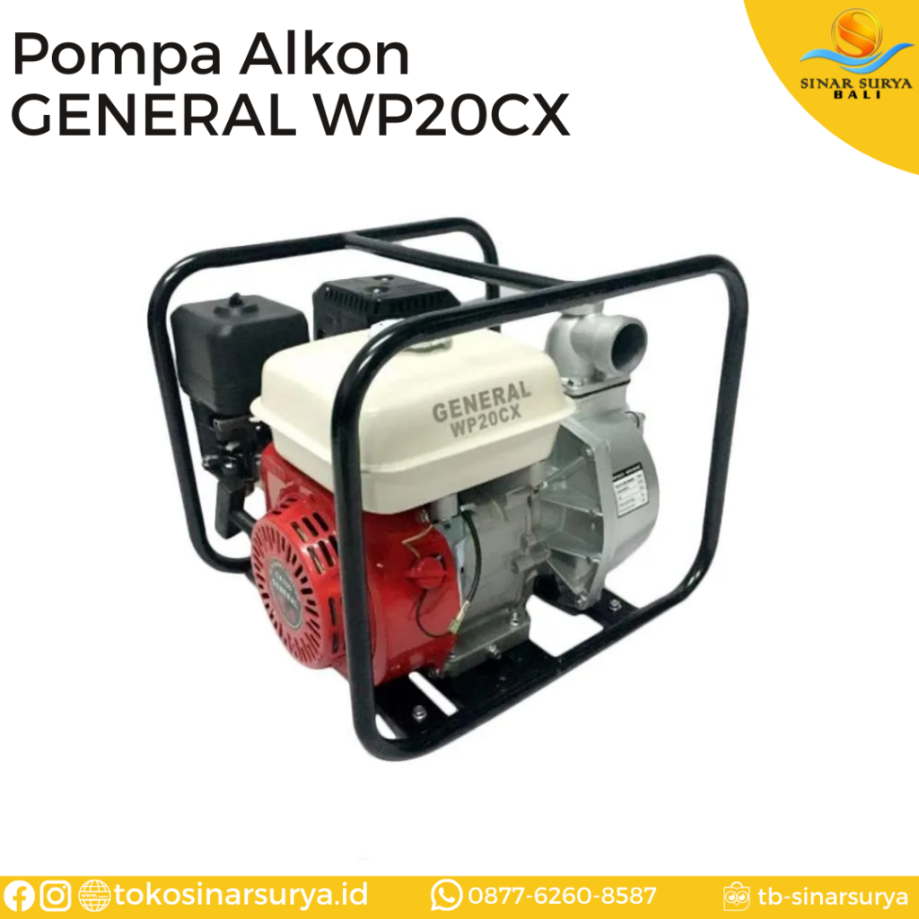 GENERAL - WP20CX - Mesin Pompa Air / Alkon - Toko Toss