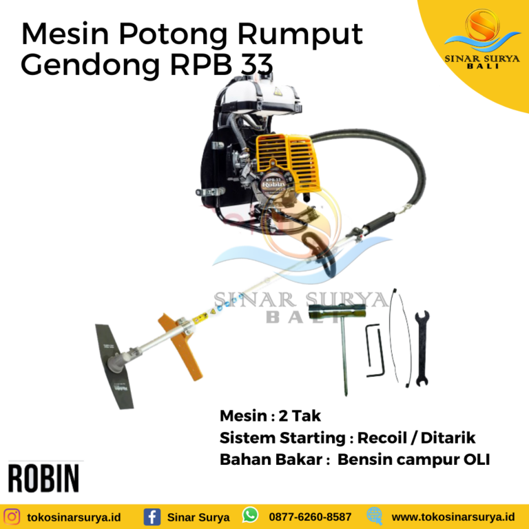 Robin RPB 33 - Mesin Pemotong Rumput Gendong / Brush Cutter - Toko Toss