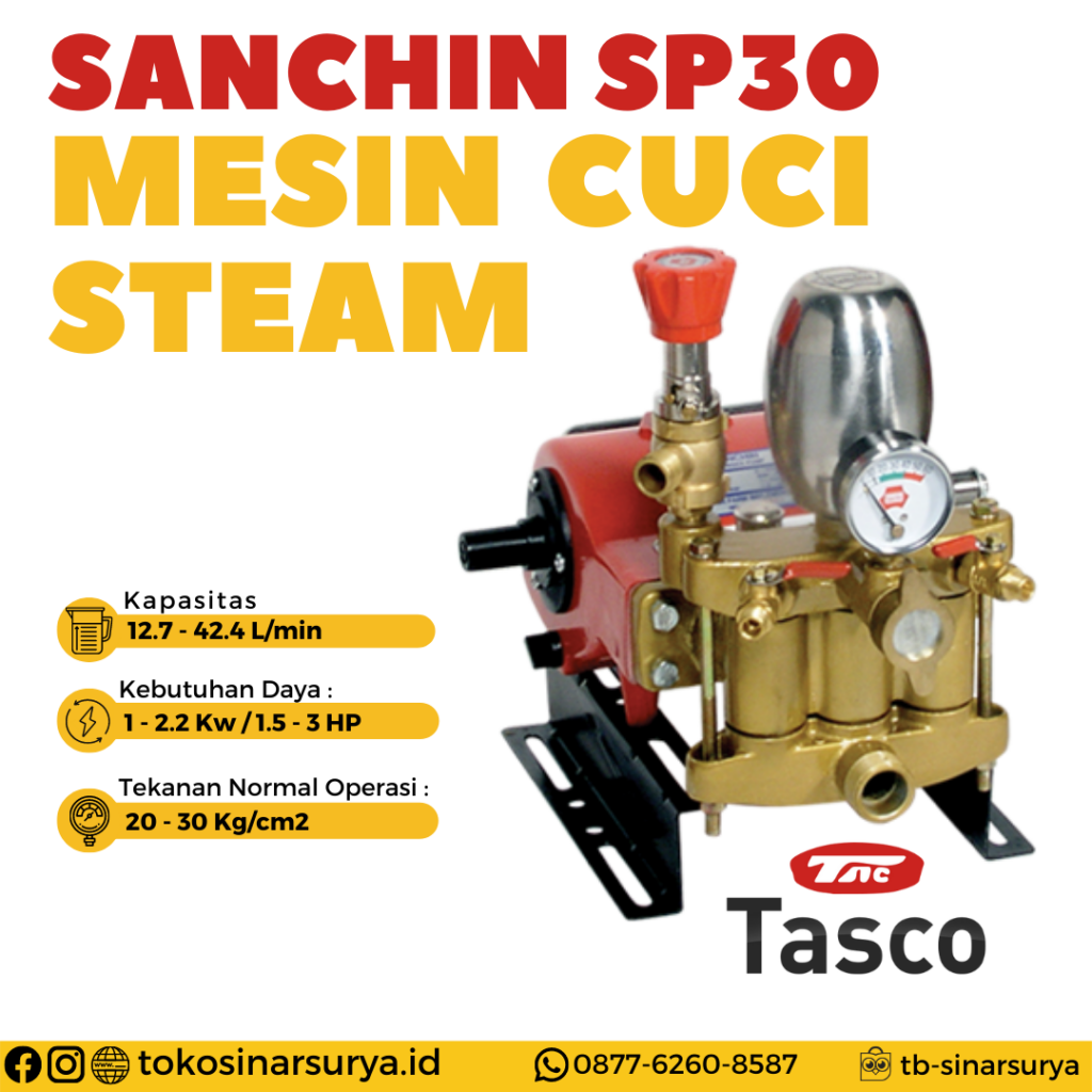 Sanchin SC 30 Power Sprayer / Mesin Cuci Steam - Toko Toss