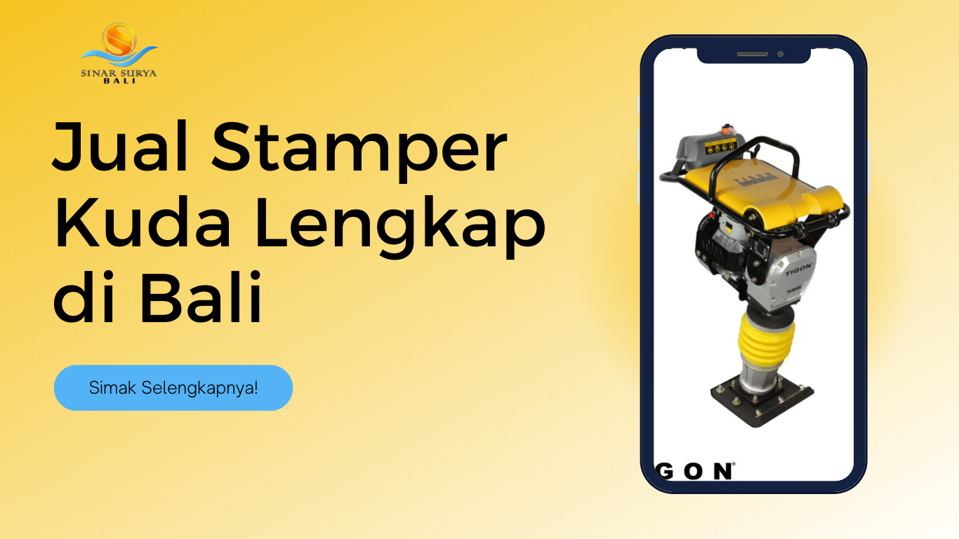 Jual Stamper Kuda Bali Lengkap - Toko Toss