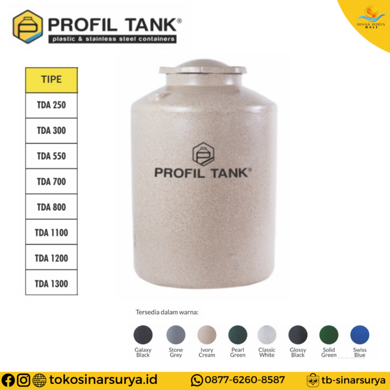 Tangki Air PROFIL TANK: Solusi Penyimpanan Air Berkualitas - Toko Toss