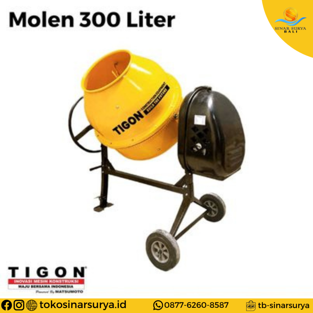 Molen 300 Liter TIGON TCM-300 - Toko Toss